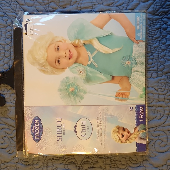 Amscan | Costumes | Disney Frozen Elsa Shrug Bolero Child Size Brand ...